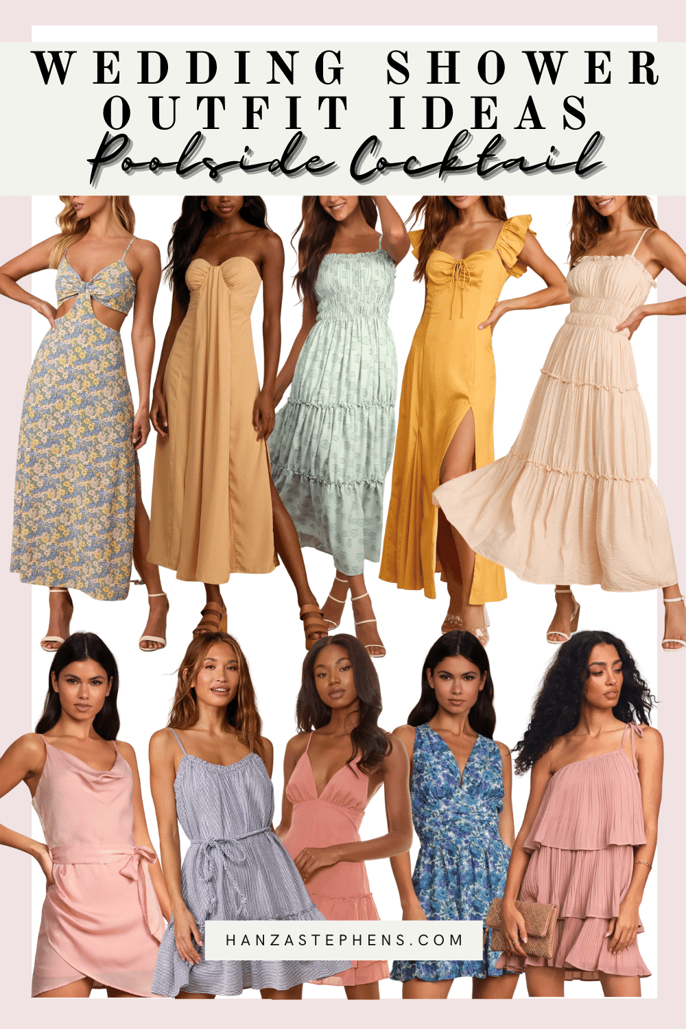 Your Ultimate Guide to Wedding Shower Dresses for Brides and Guests